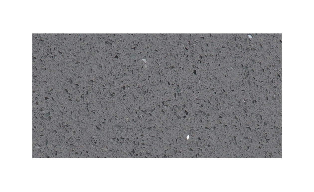 Plan de travail sur mesure en Quartz Compac Titaneo, finition Poli pour ...