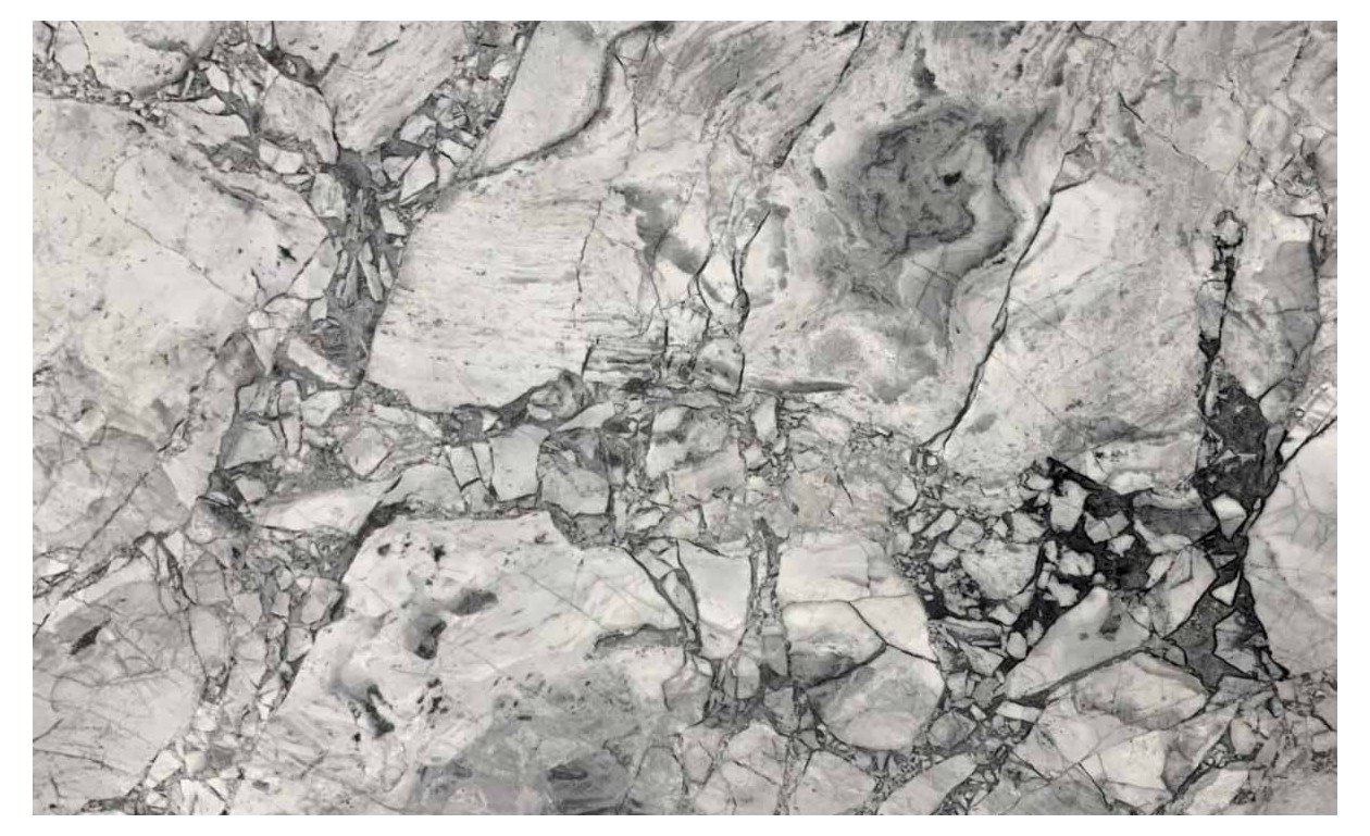 Plan de travail sur mesure en Granit Quartzite Arabescato, finition ...